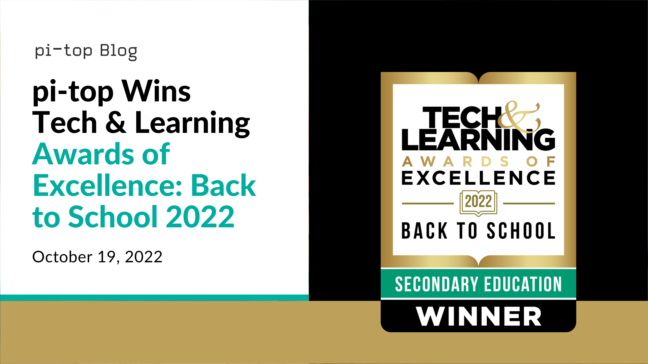pi-top Wins Tech & Learning Awards of Excellence: Back to School 2022